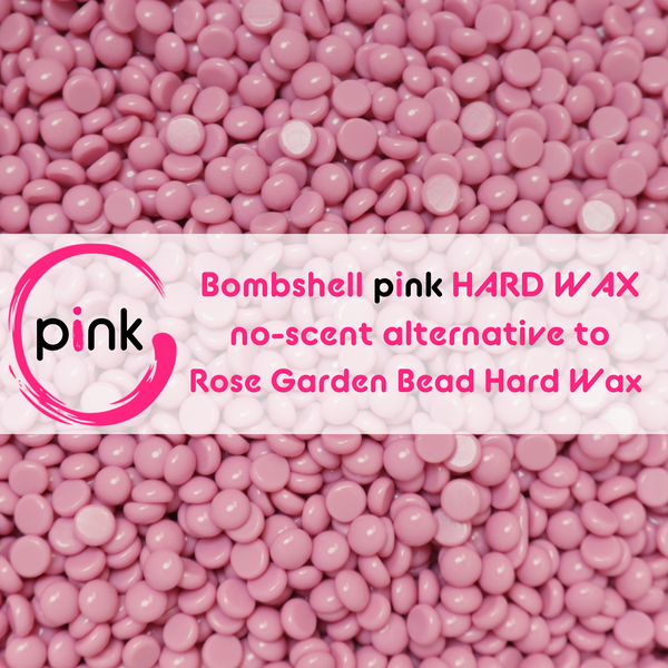 Bombshell Pink Hard Wax Beads – Fragrance-Free Wax for Face, Body & Bikini